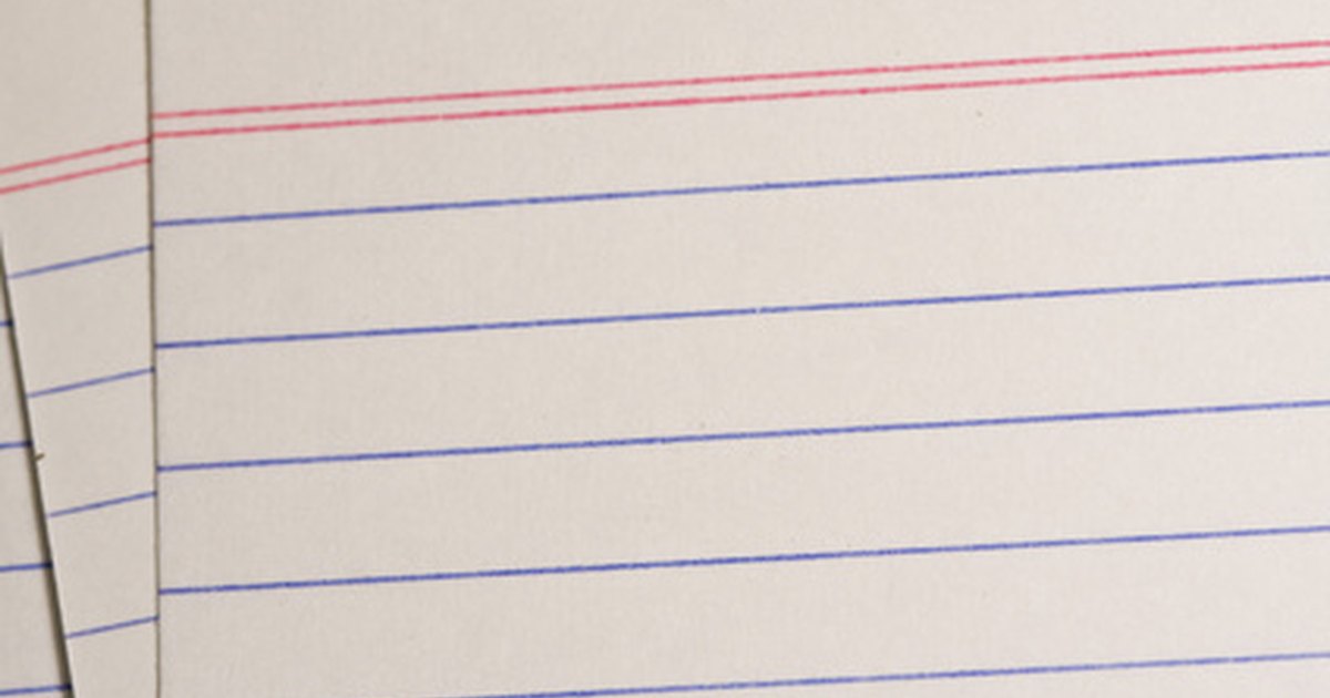 How To Print 4x6 Index Cards With Microsoft Word EHow UK