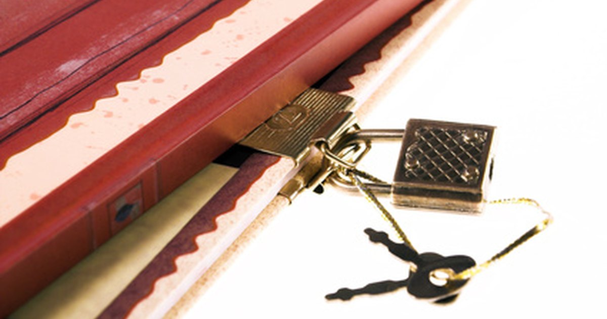 How To Make A Diary Lock EHow UK